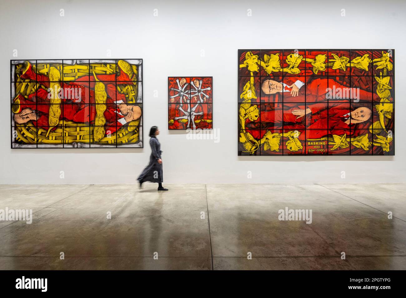 London, UK. 24 March 2023. (L to R) 'Beano', 'Three Star' and 'Basking ...