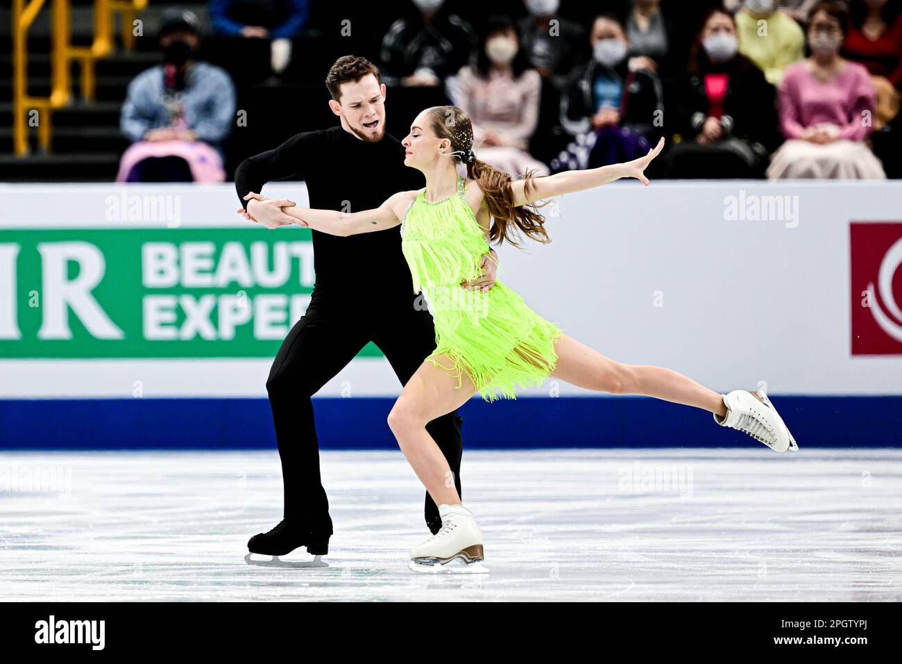 Anastasia POLIBINA & Pavel GOLOVISHNIKOV (POL), during Ice Dance Rhythm ...