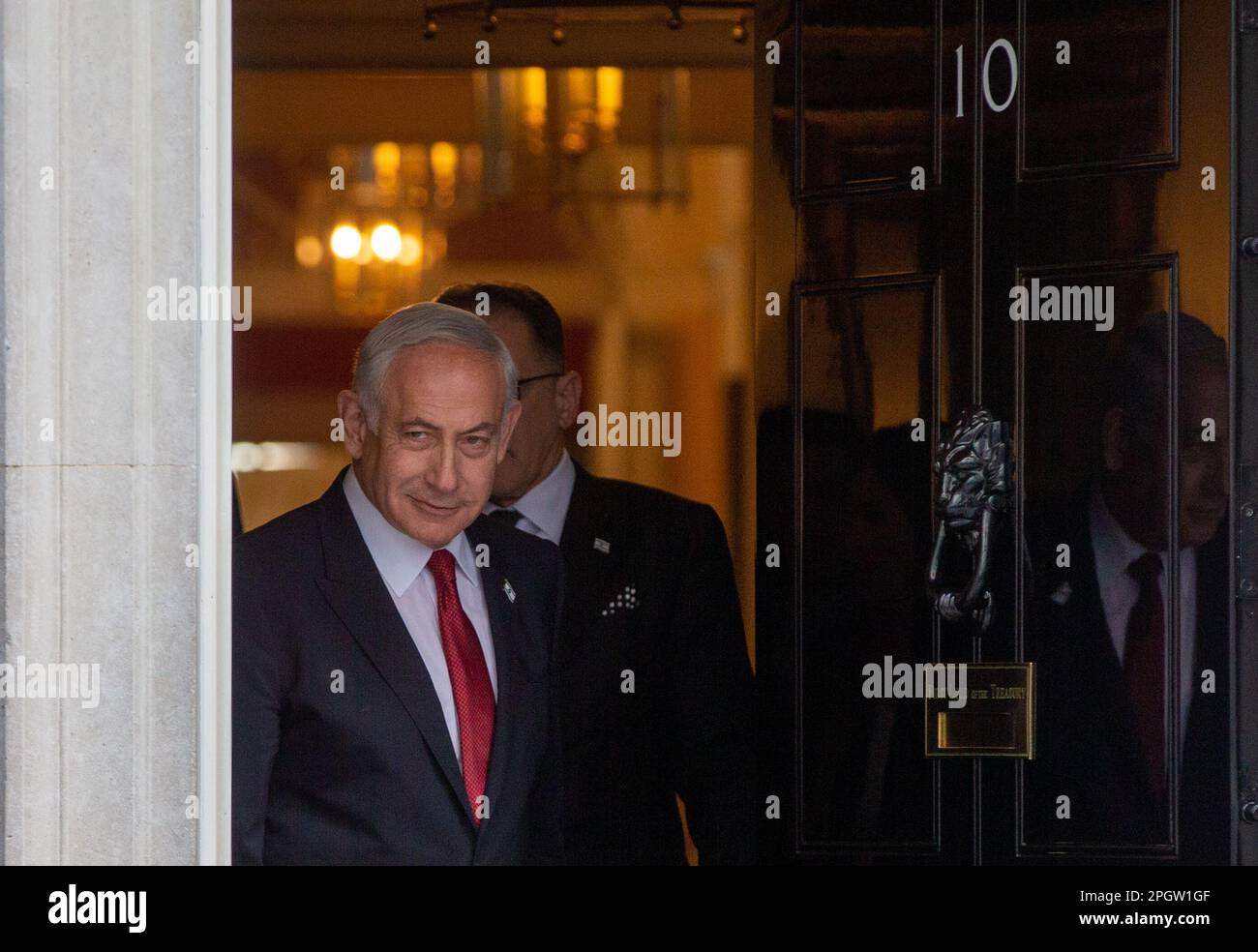 London, England, UK. 24th Mar, 2023. Prime Minister of Israel BENJAMIN ...