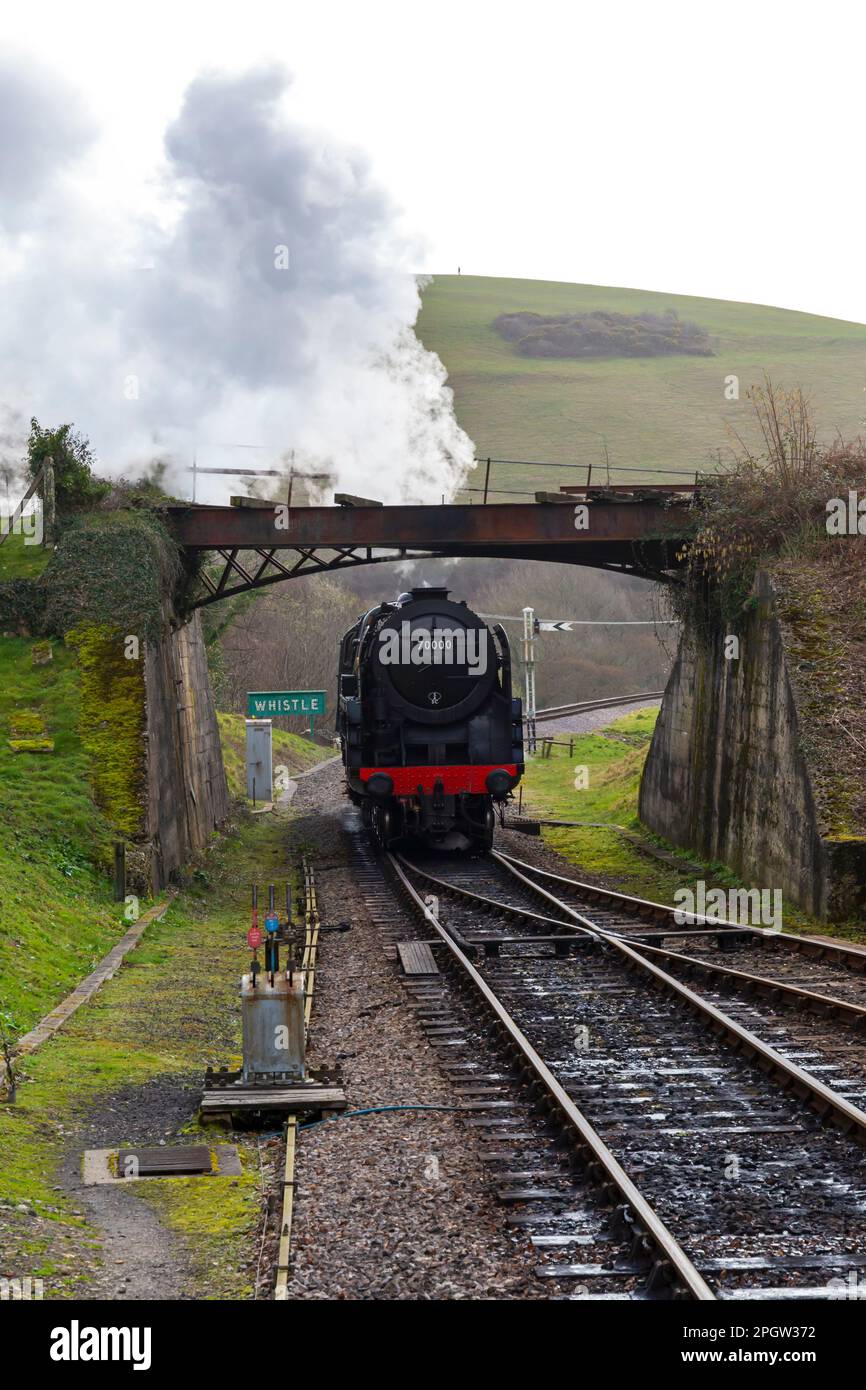 Corfe Castle, Dorset, UK. 24th March 2023. In February 1952, the ...