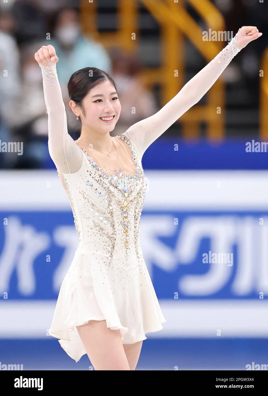 Lee Hae-In of South Korea performs during the women's free skating of ...