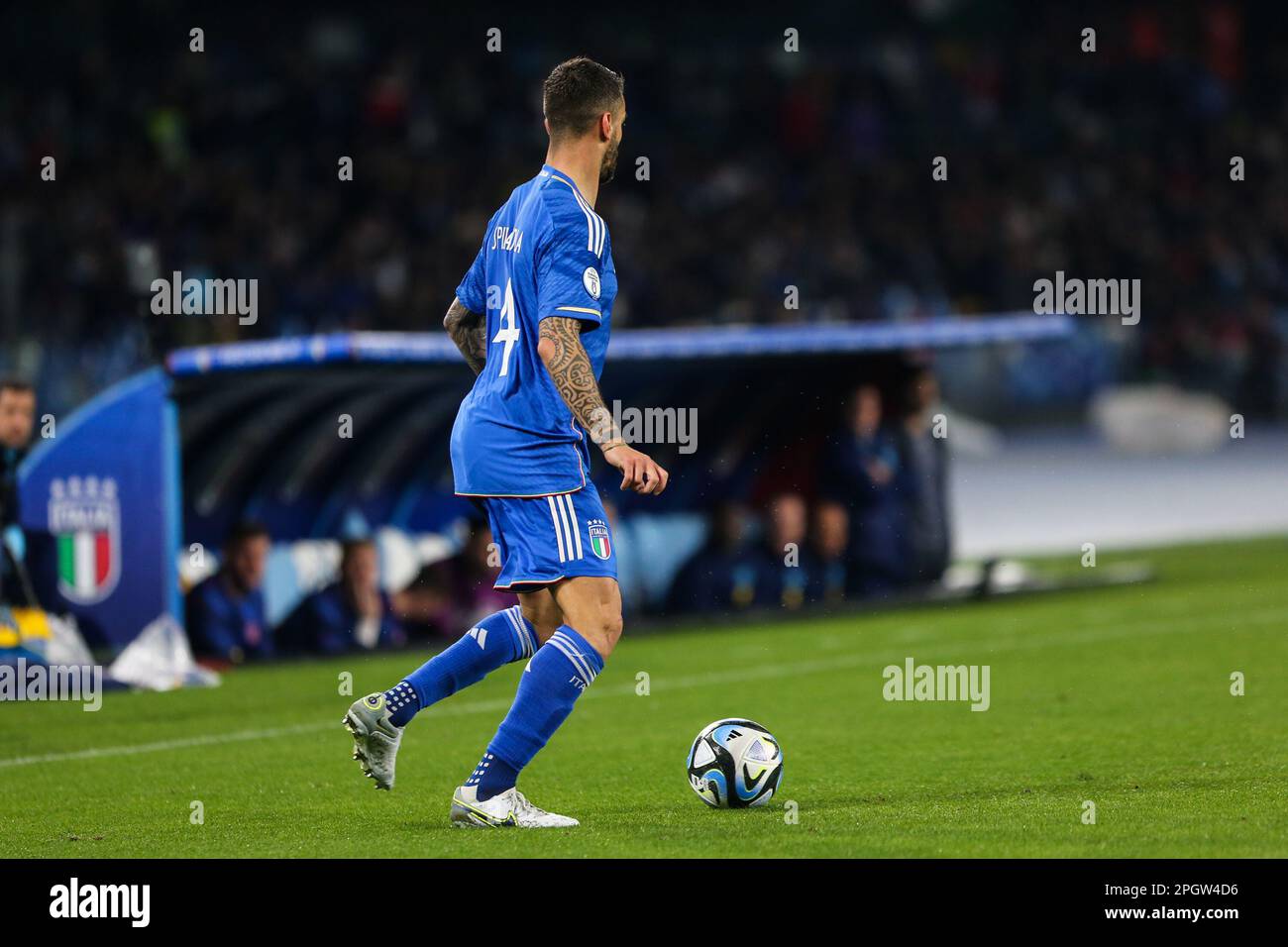 Leonardo Spinazzola, Italy player Stock Photo - Alamy