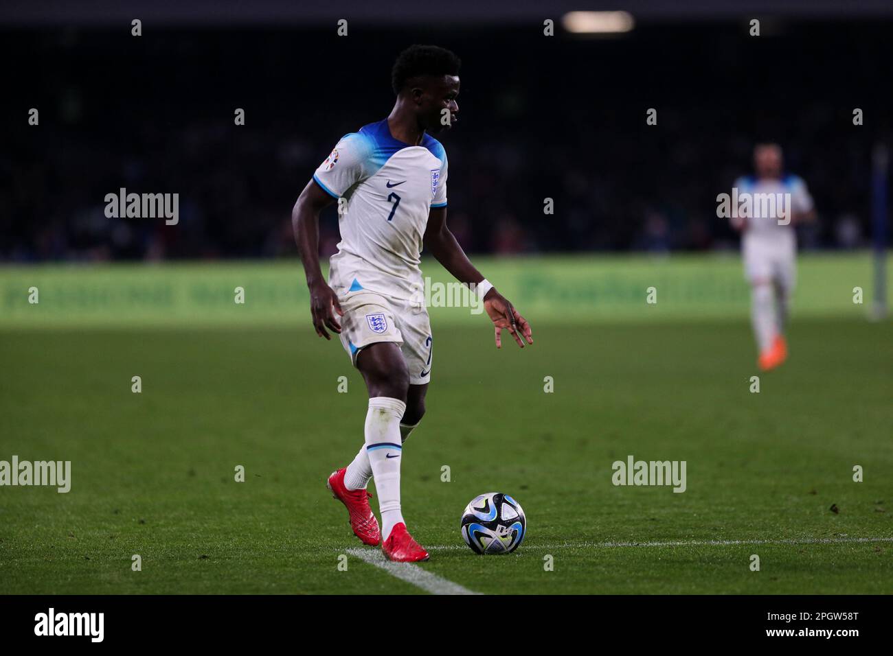 Bakayo Saka, England player Stock Photo - Alamy