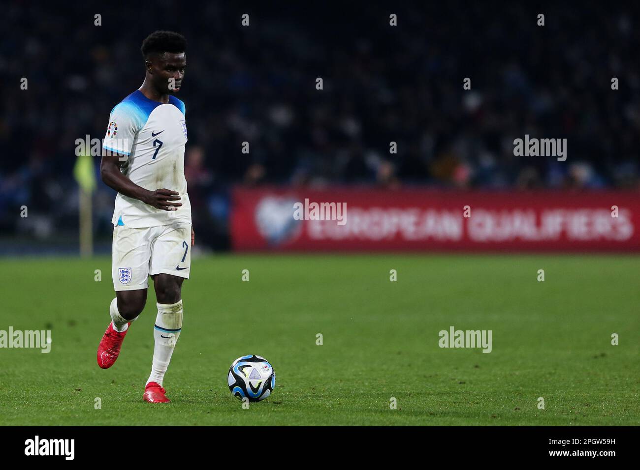 Bakayo Saka, England player Stock Photo - Alamy