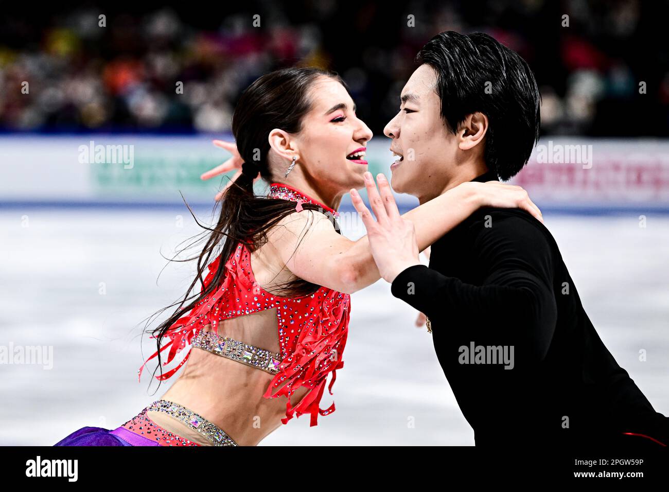 Charlotte LAFOND-FOURNIER & Richard Kang In KAM (NZL), during Ice Dance ...