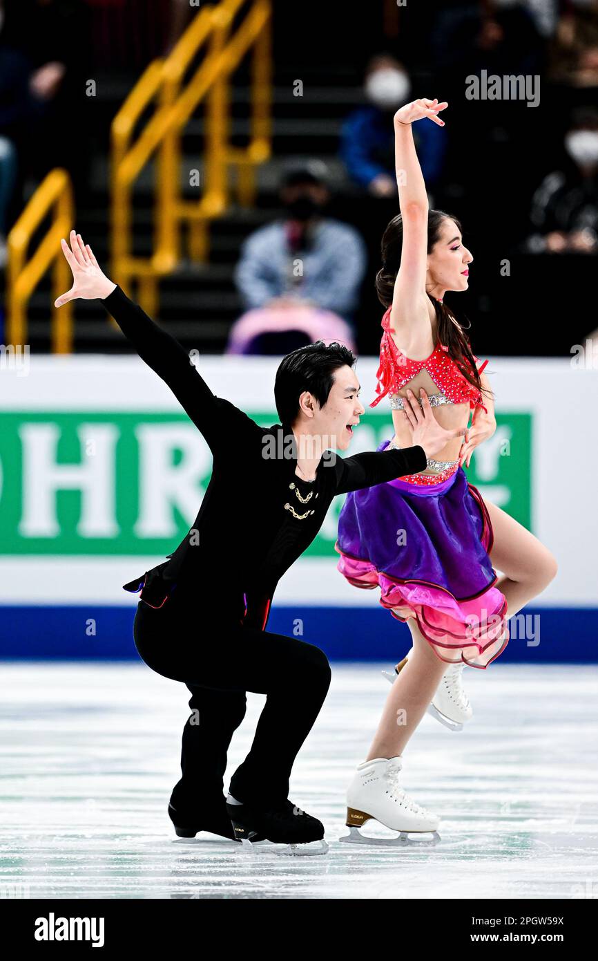 Charlotte LAFOND-FOURNIER & Richard Kang In KAM (NZL), during Ice Dance ...
