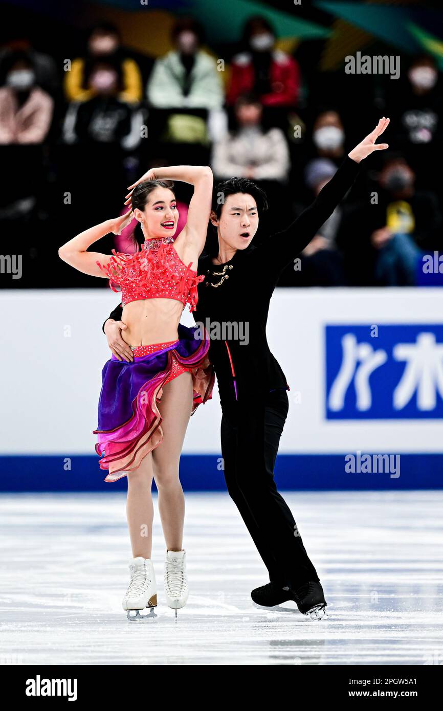 Charlotte LAFOND-FOURNIER & Richard Kang In KAM (NZL), during Ice Dance ...
