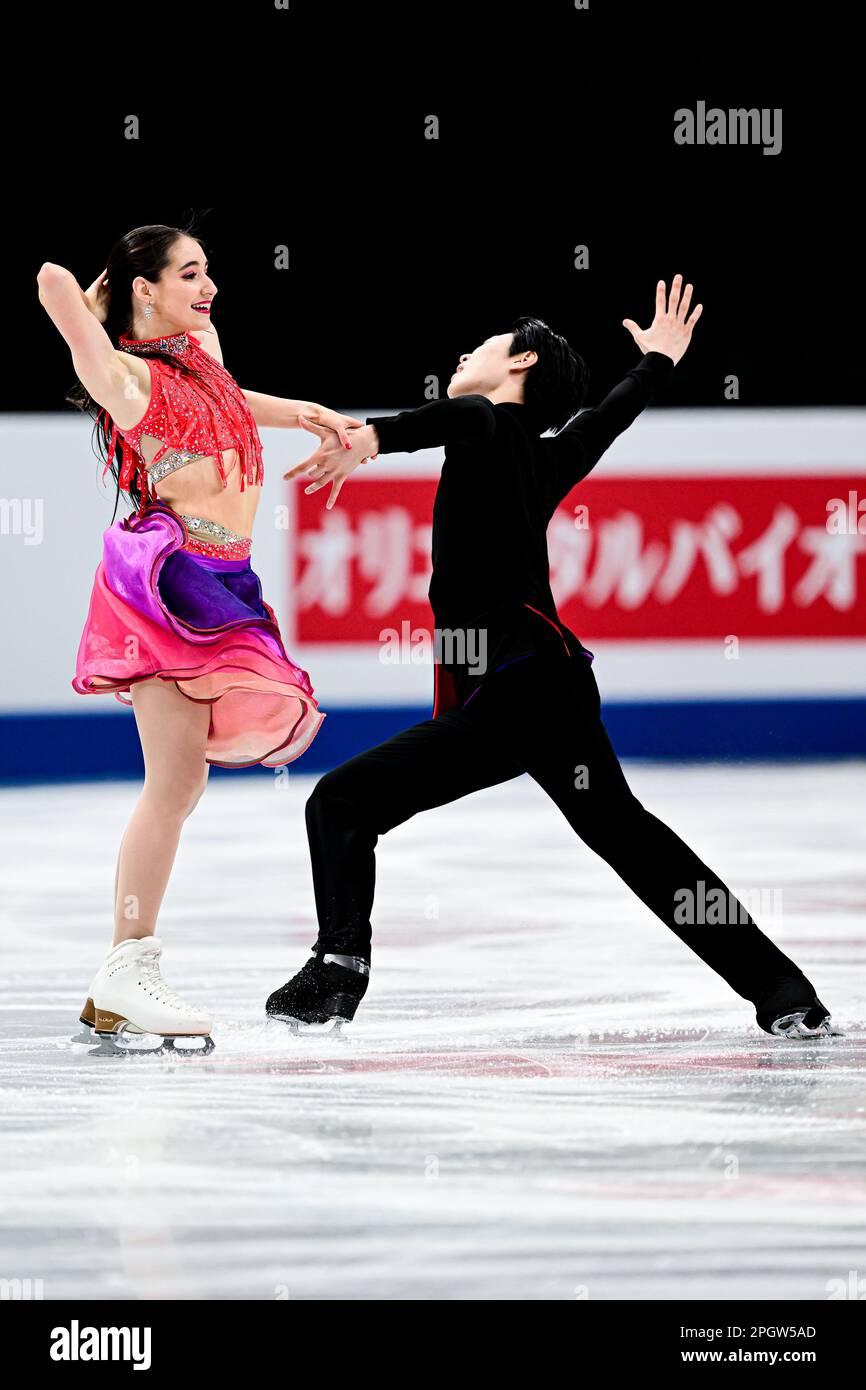 Charlotte LAFOND-FOURNIER & Richard Kang In KAM (NZL), during Ice Dance ...