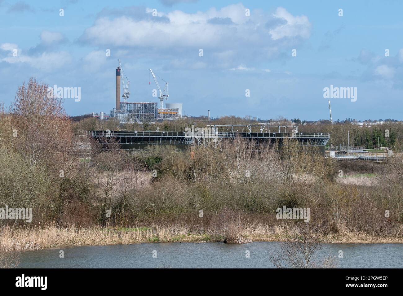 Eton Wick, Windsor, Berkshire, UK. 24th March, 2023. Work appears to be ...