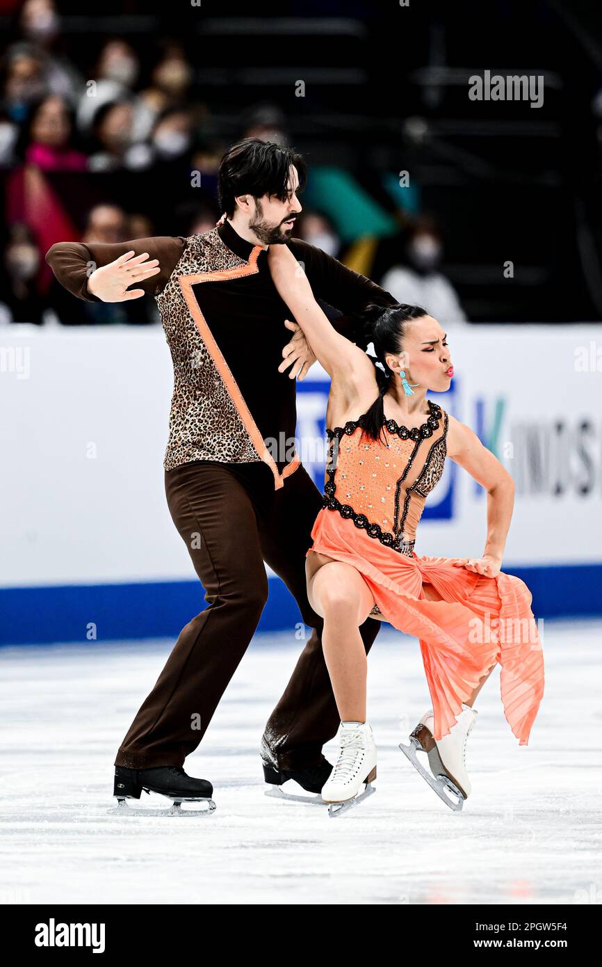 Jennifer JANSE VAN RENSBURG & Benjamin STEFFAN (GER), during Ice Dance ...