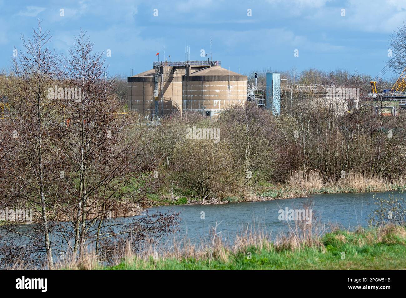 Eton Wick, Windsor, Berkshire, UK. 24th March, 2023. Work appears to be ...