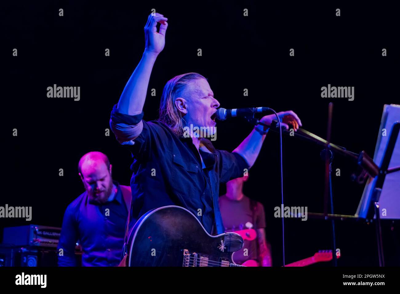 Swans with Michael Gira performing at Drill Festival, The Old Market ...