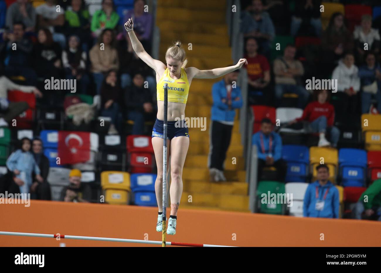 Michaela MEIJER of Sweden Pole Vault Women Final during the European ...