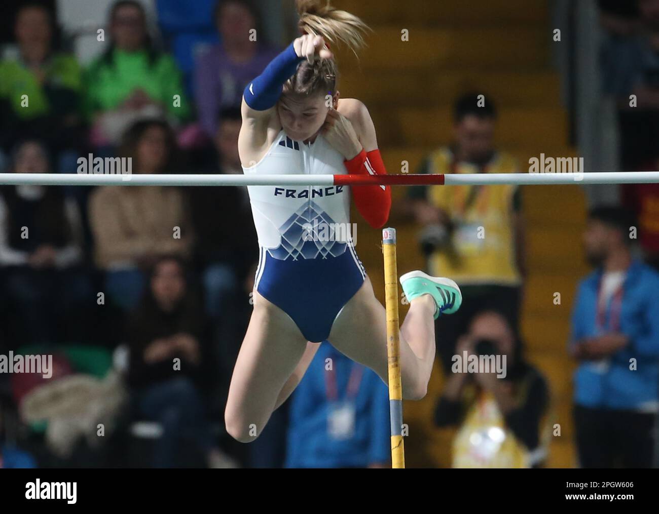 Margot CHEVRIER of France Pole Vault Women Final during the European ...