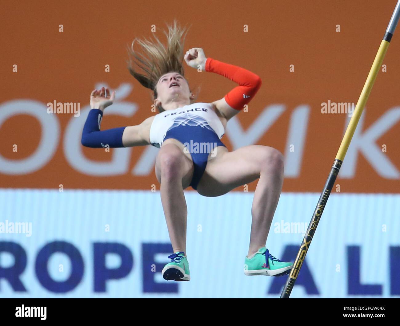 Margot CHEVRIER of France Pole Vault Women Final during the European ...