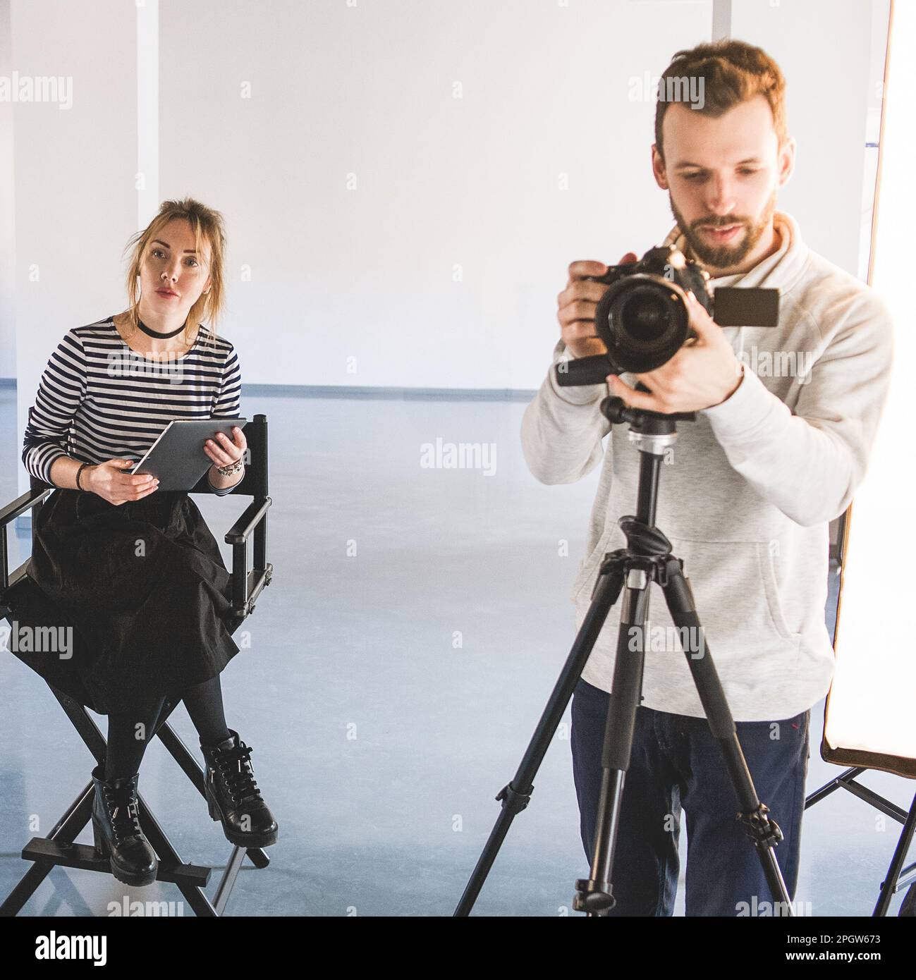 photography project creative process teamwork Stock Photo - Alamy