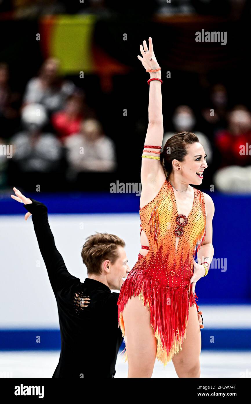 Allison REED & Saulius AMBRULEVICIUS (LTU), during Ice Dance Rhythm ...