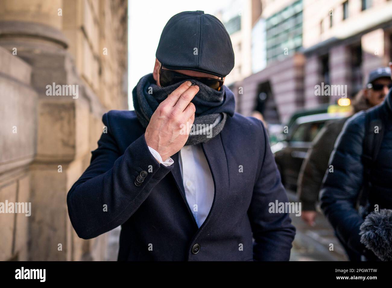 Jamie Acourt arrives at the City of London Magistrates' Court for a ...