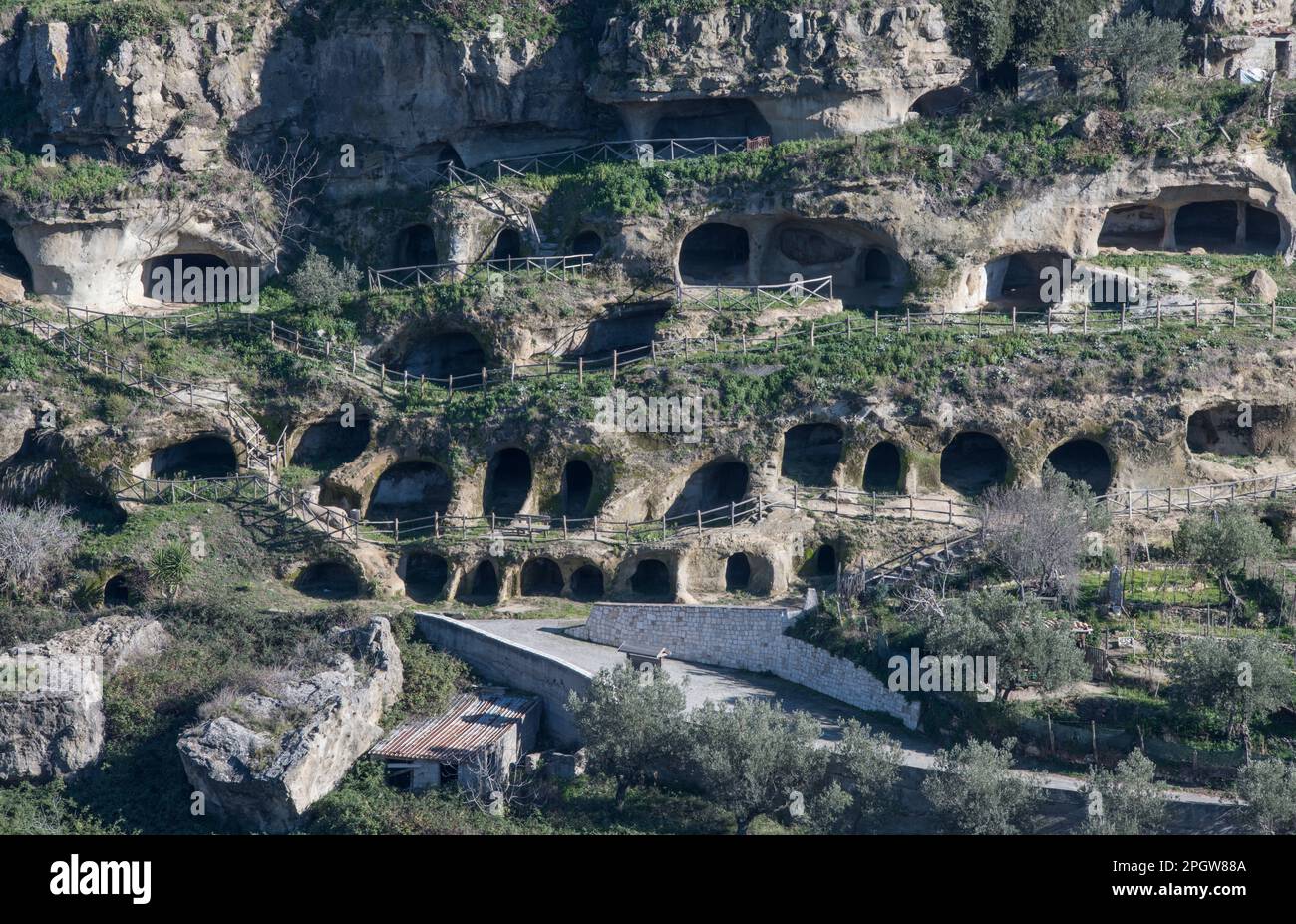 rock-cut architecture, verzino, calabria, italy Stock Photo - Alamy
