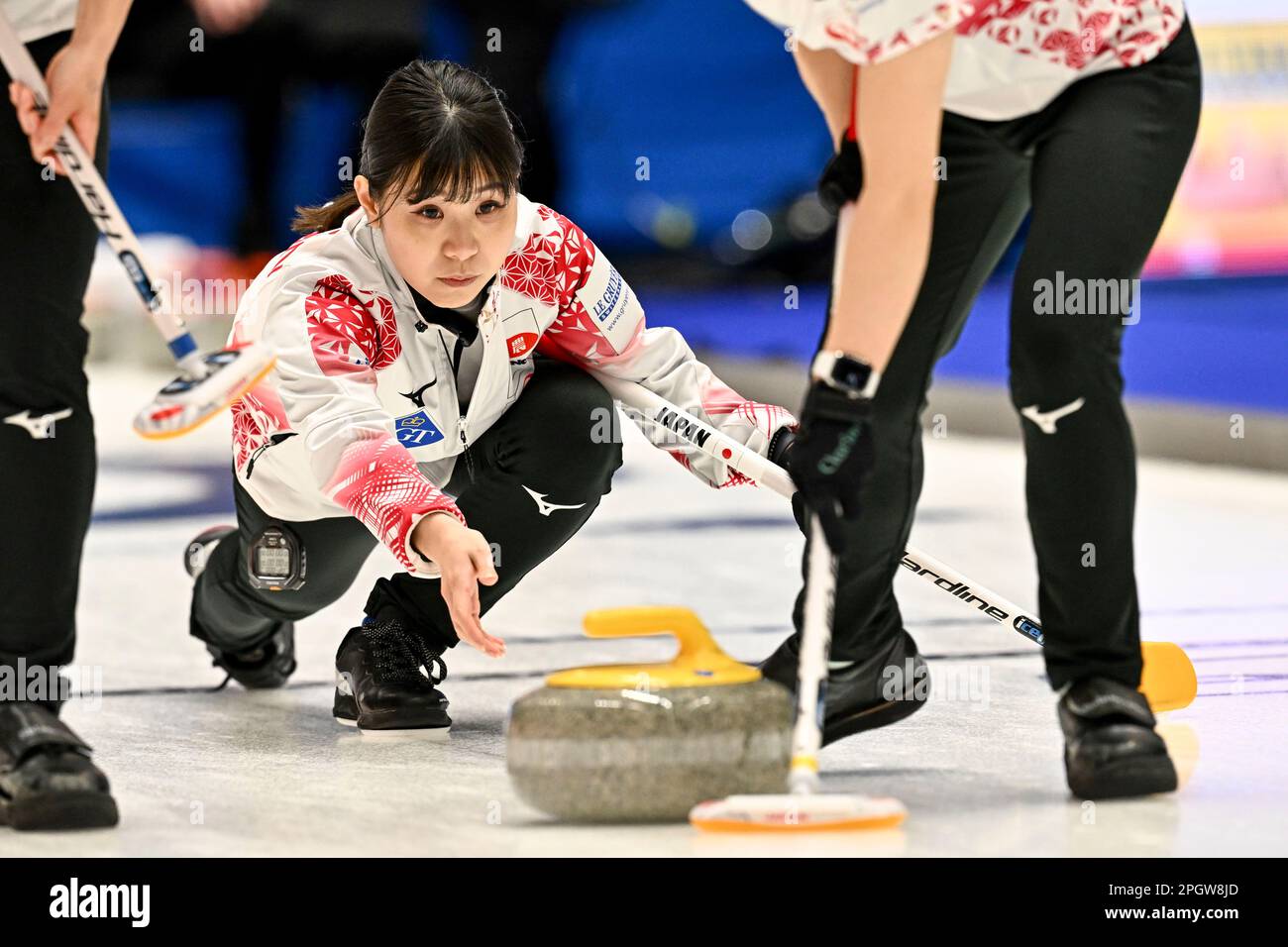Yurika Yoshida, Japan, in action during the match between New Zealand ...