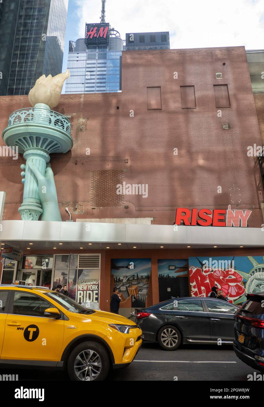 RiseNY is an interactive ride and attraction in Times Square, New York ...