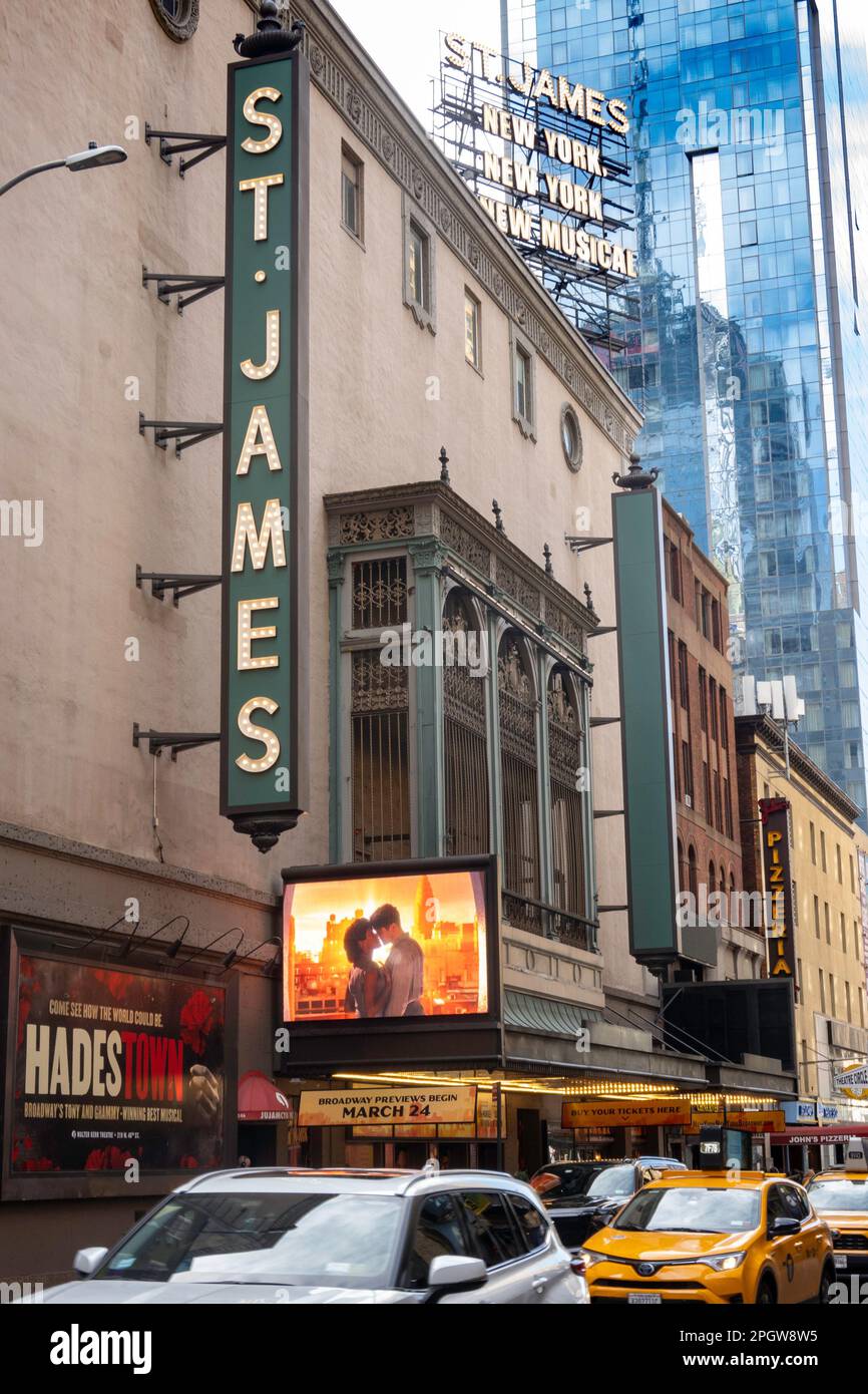 New York New York Musical at the St. James Theatre, Times Square, NYC ...