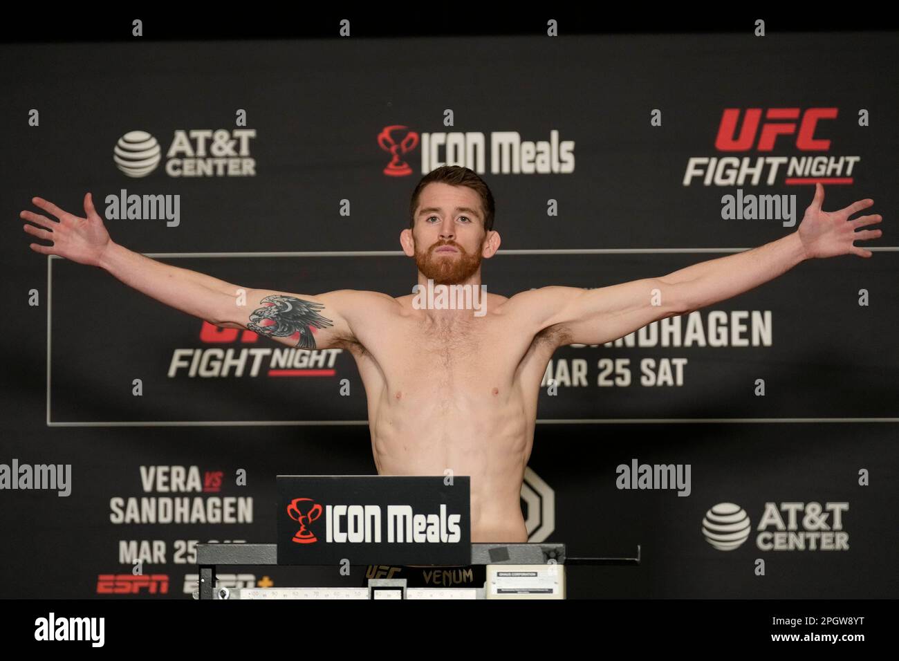 SAN ANTONIO, TX, USA. 24th Mar, 2023. SAN ANTONIO, TX - March 24: Cory ...