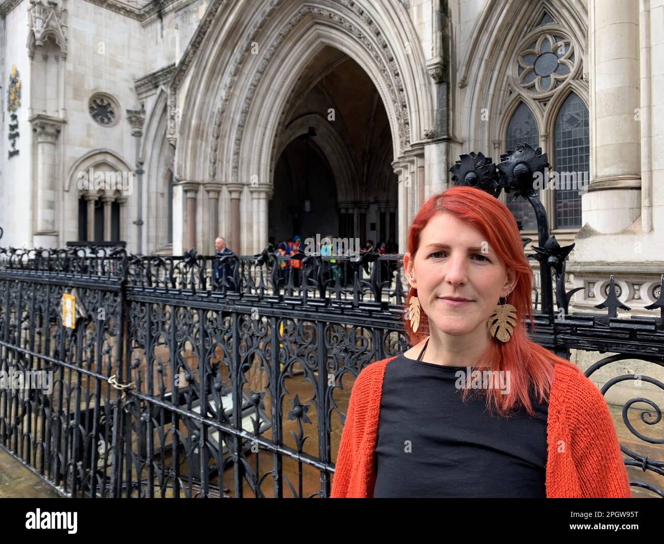 Alison White, founder of campaign group Save the Trees of Armada Way ...