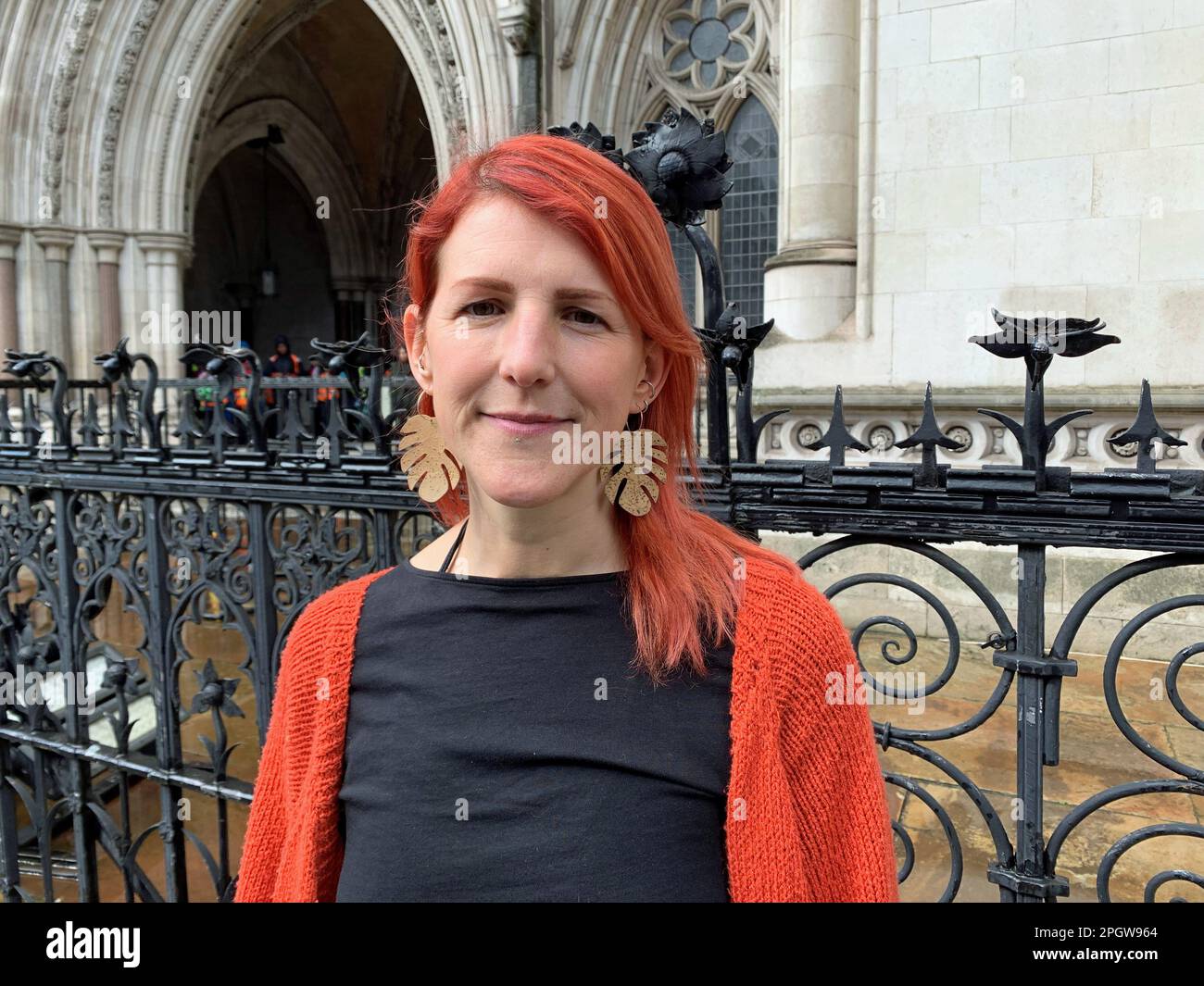 Alison White, founder of campaign group Save the Trees of Armada Way ...