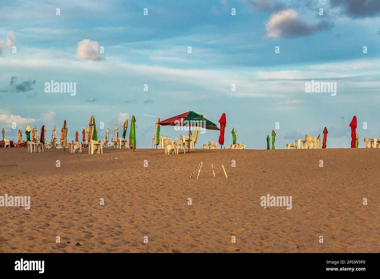 View of Imbassai beach, Bahia, Brazil. Beautiful beach in the northeast ...