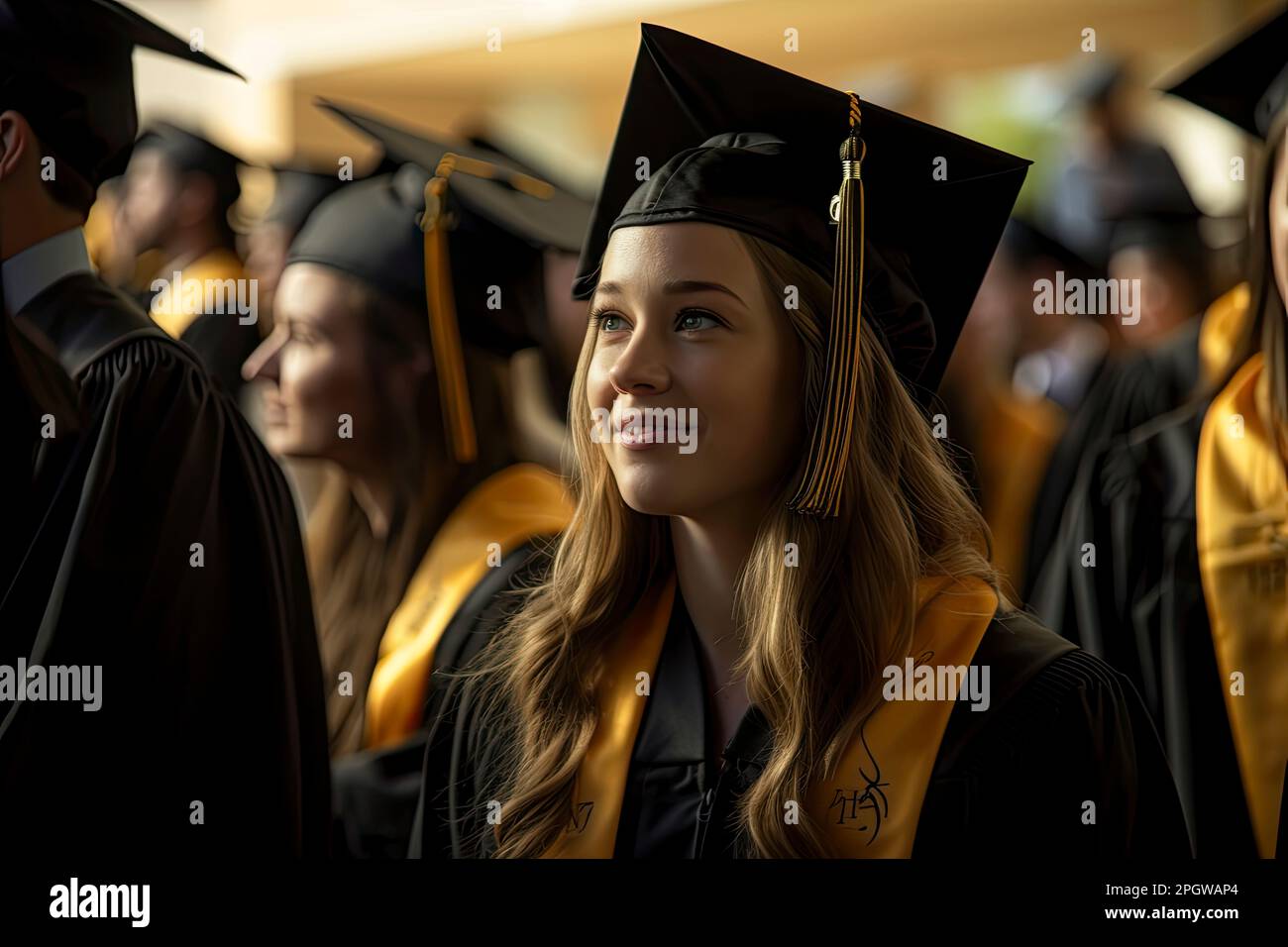 College graduation ceremony class hi-res stock photography and images ...