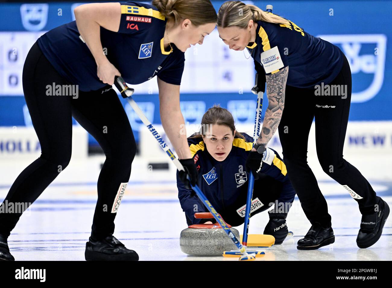 Agnes Knochenhauer, Anna Hasselborg and Sofia Mabergs, Sweden, in ...