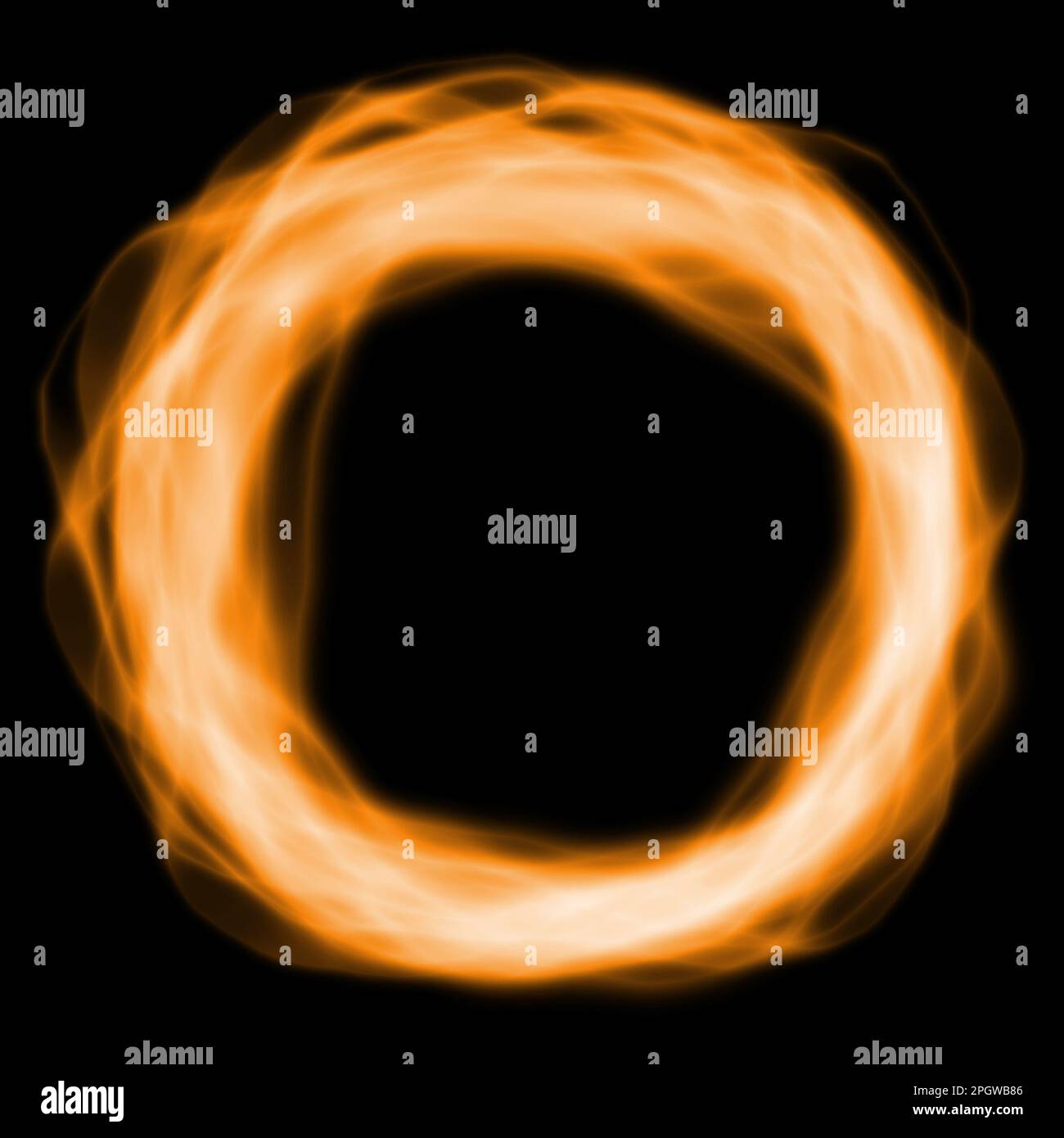 letter O on a black background with fire flame and smoke Stock Photo ...