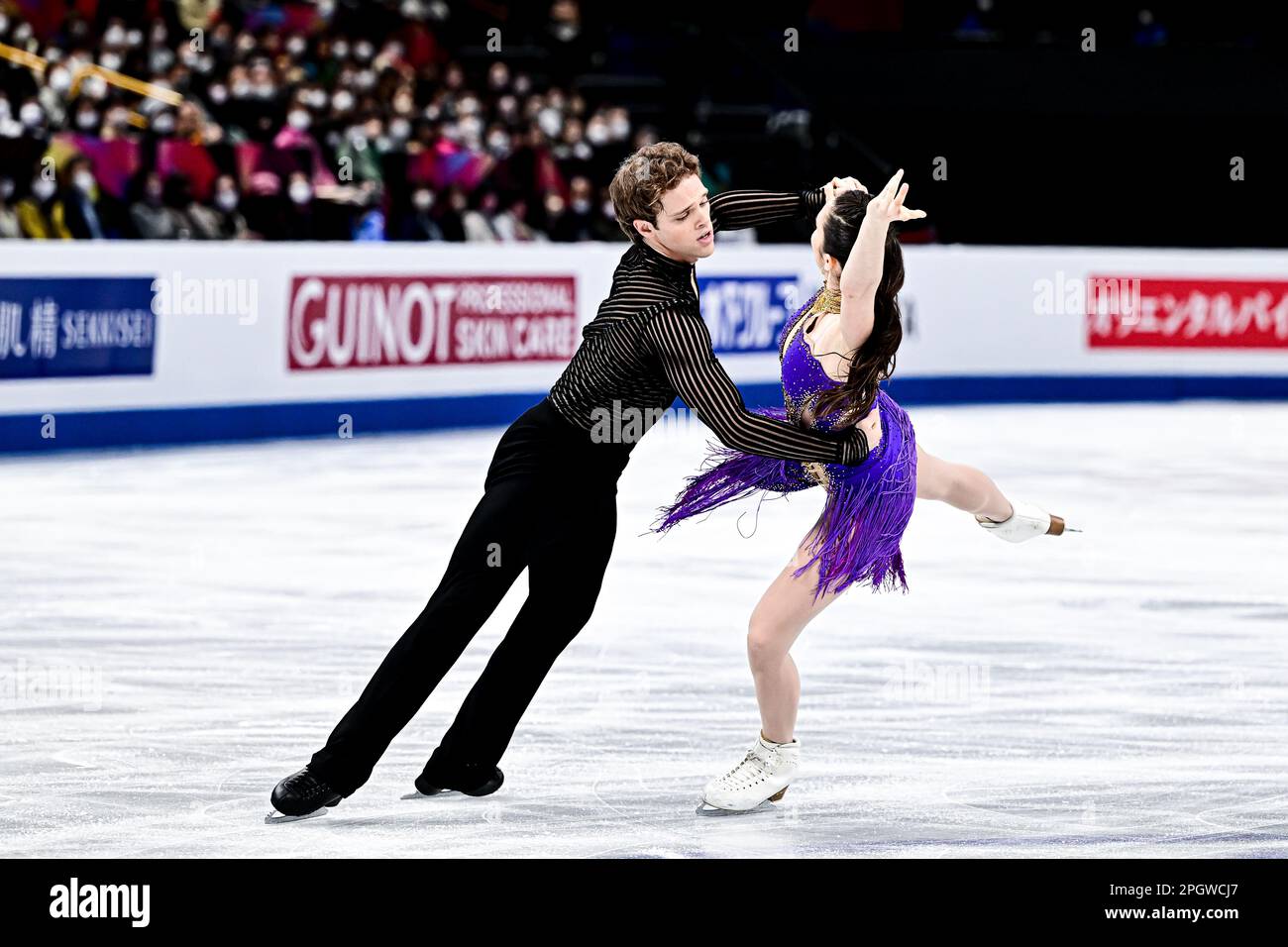 Caroline GREEN & Michael PARSONS (USA), during Ice Dance Rhythm Dance ...