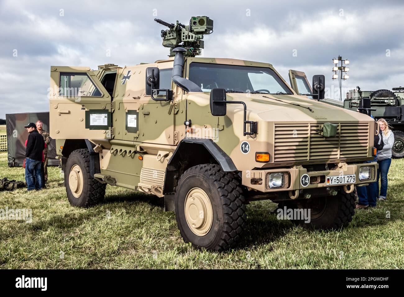 German Army ATF KMW Dingo 2 armored military infantry mobility vehicle ...