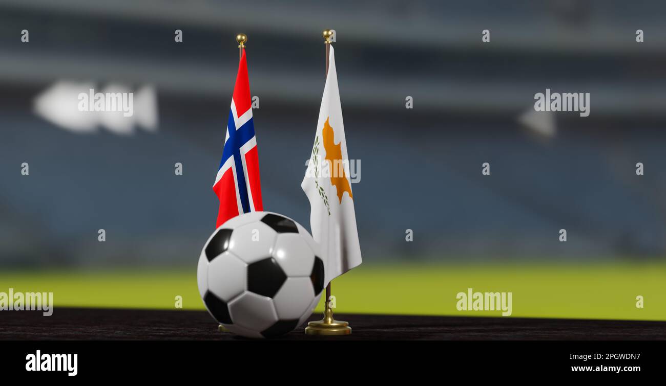 UEFA 2024 Soccer Norway vs Cyprus European Championship Norway and ...