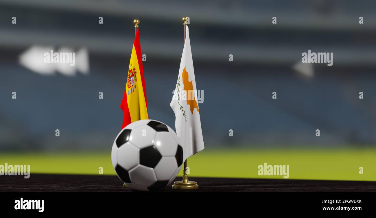UEFA 2024 Soccer Spain vs Cyprus European Championship Spain and Cyprus ...