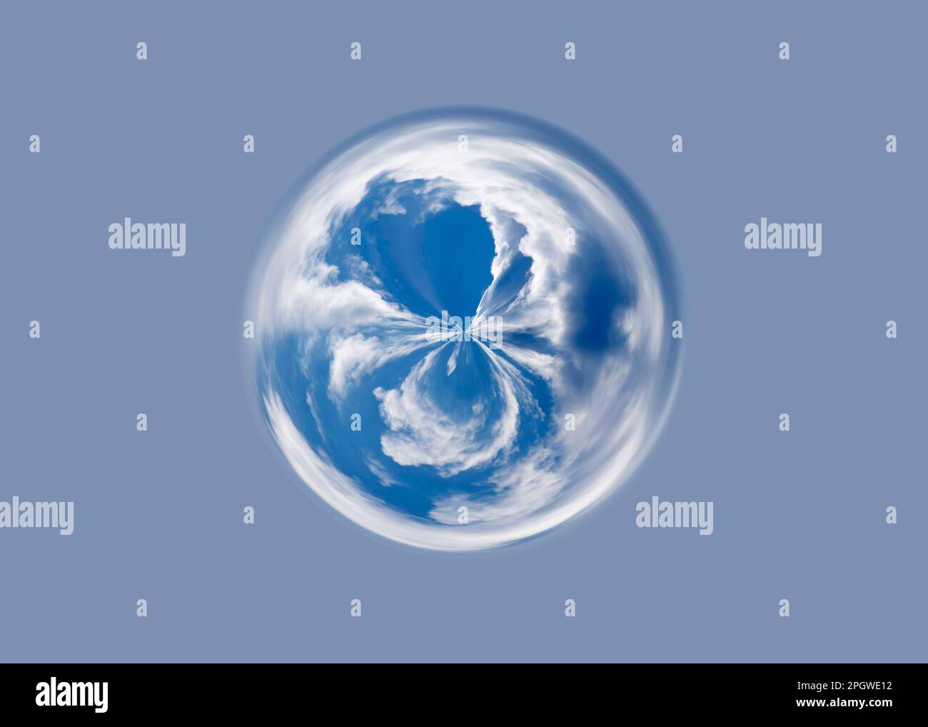 Abstract blue and white cloudscape design Stock Photo - Alamy