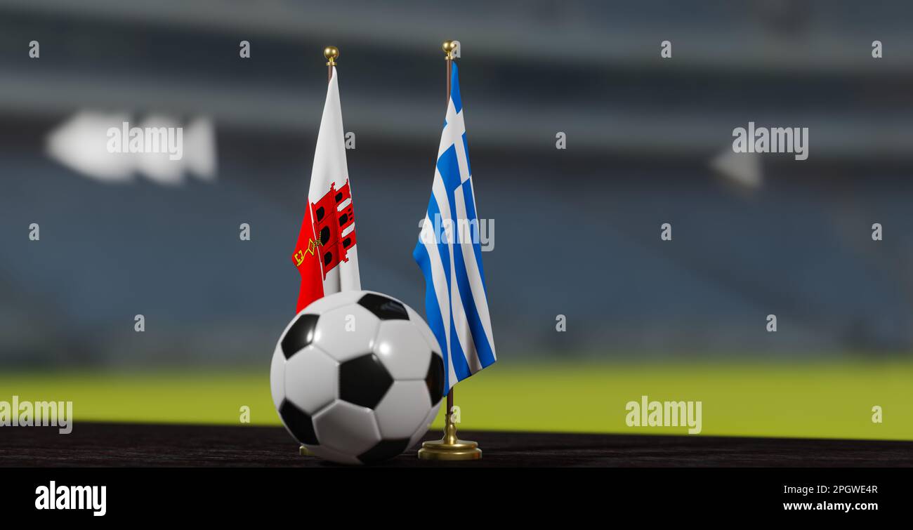 UEFA 2024 Soccer Gibraltar vs Greece European Championship ...