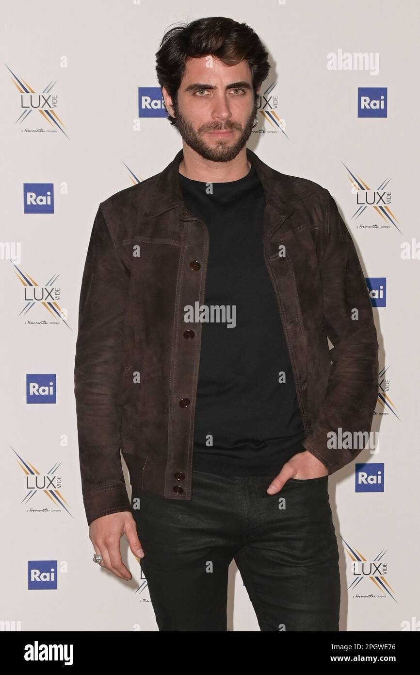 Marco Rossetti attends the photocall of the Rai fiction "Un passo dal ...