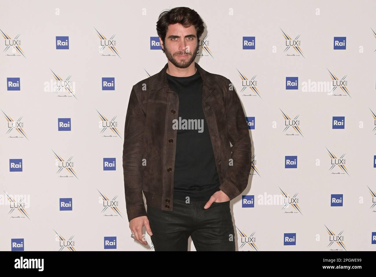Marco Rossetti attends the photocall of the Rai fiction "Un passo dal ...