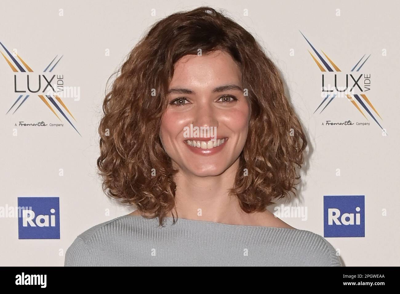 Giusy Buscemi attends the photocall of the Rai fiction "Un passo dal ...