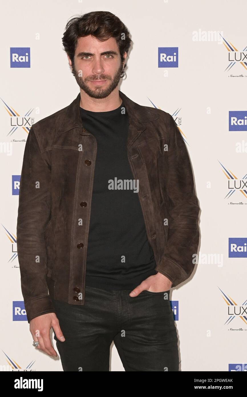 Marco Rossetti attends the photocall of the Rai fiction "Un passo dal ...