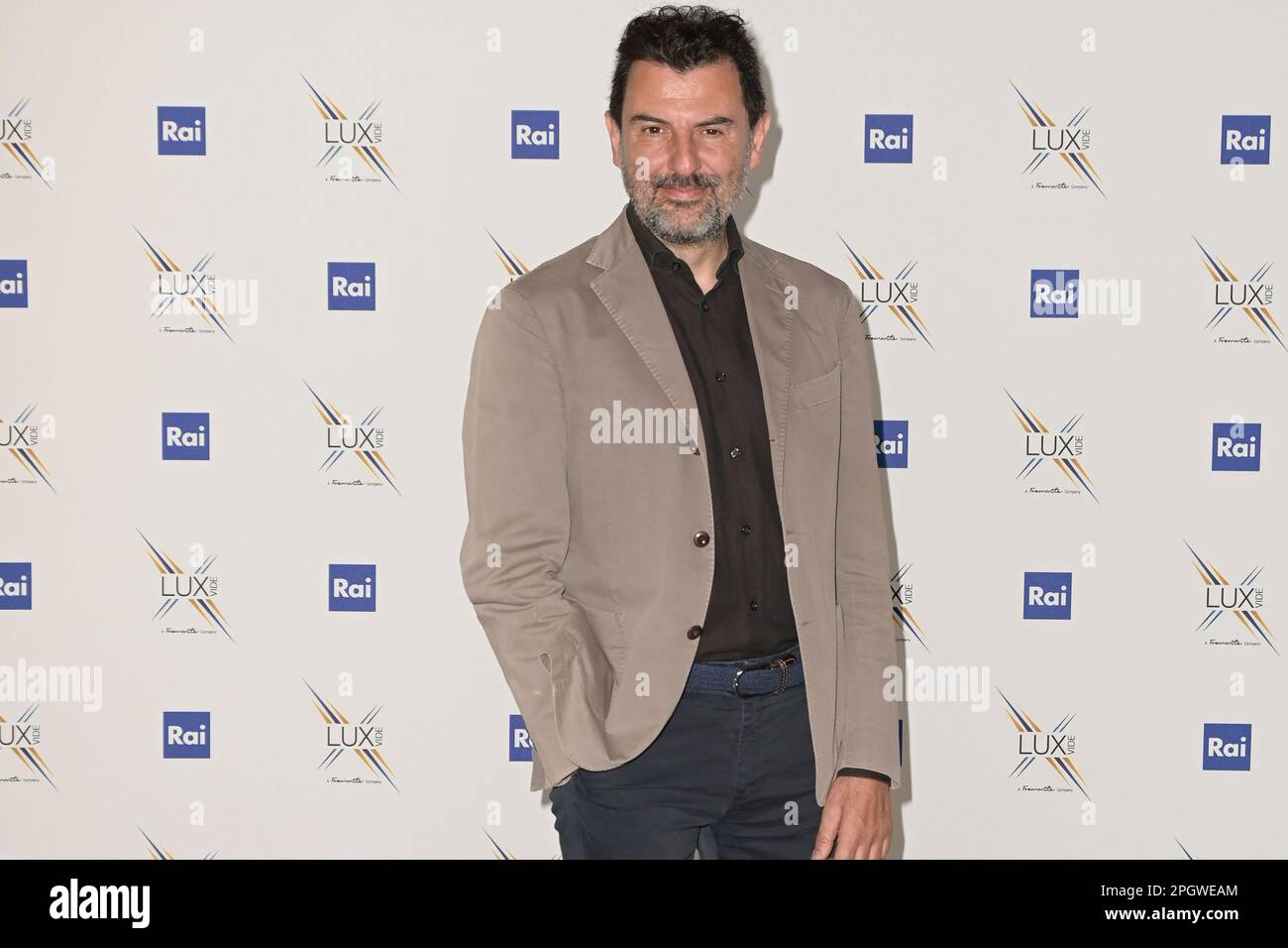 Enrico Ianniello attends the photocall of the Rai fiction "Un passo dal ...