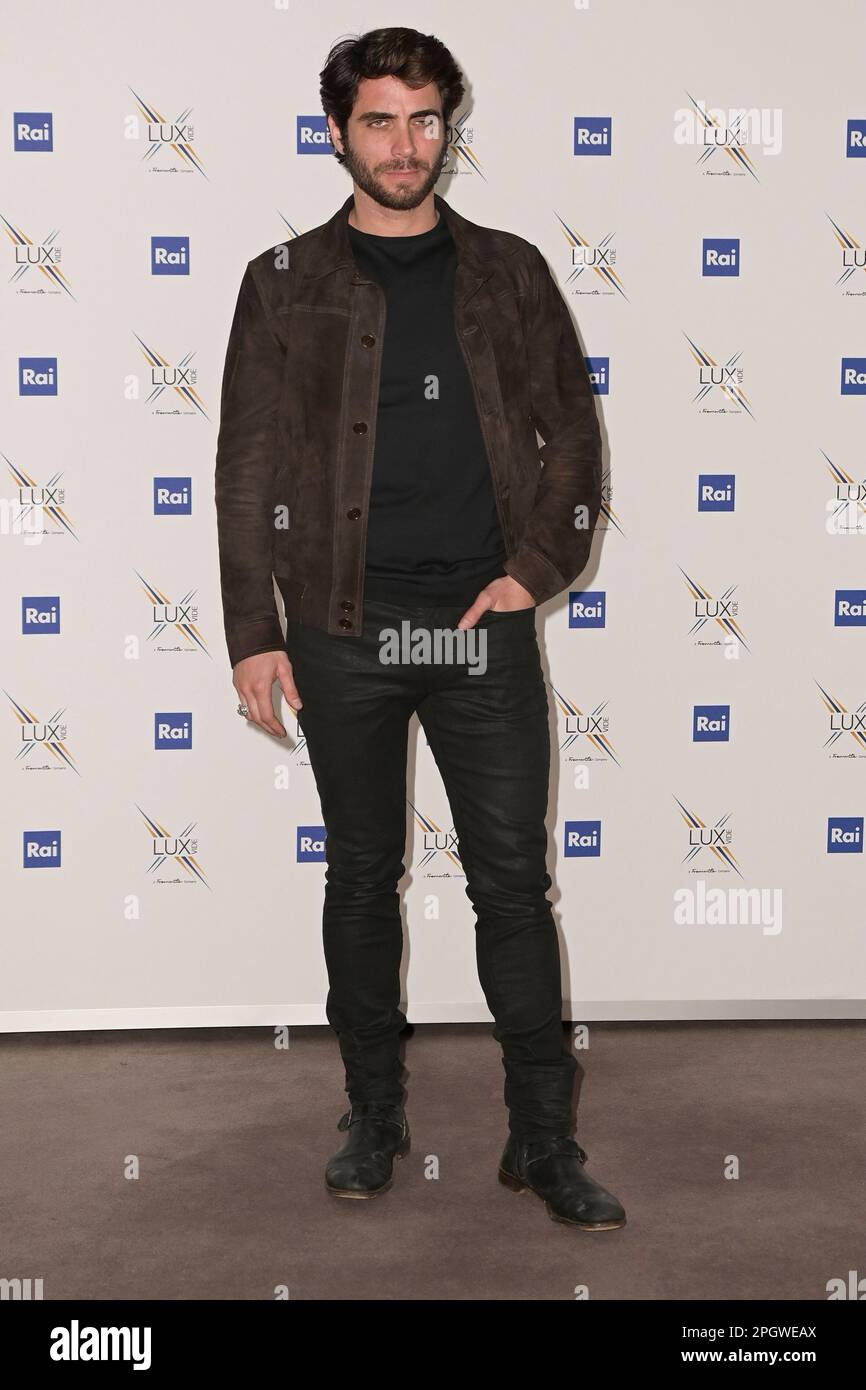 Marco Rossetti attends the photocall of the Rai fiction "Un passo dal ...