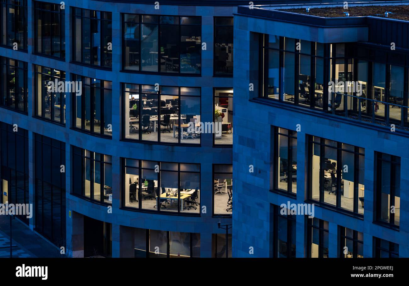 Windows office building in hi-res stock photography and images - Alamy