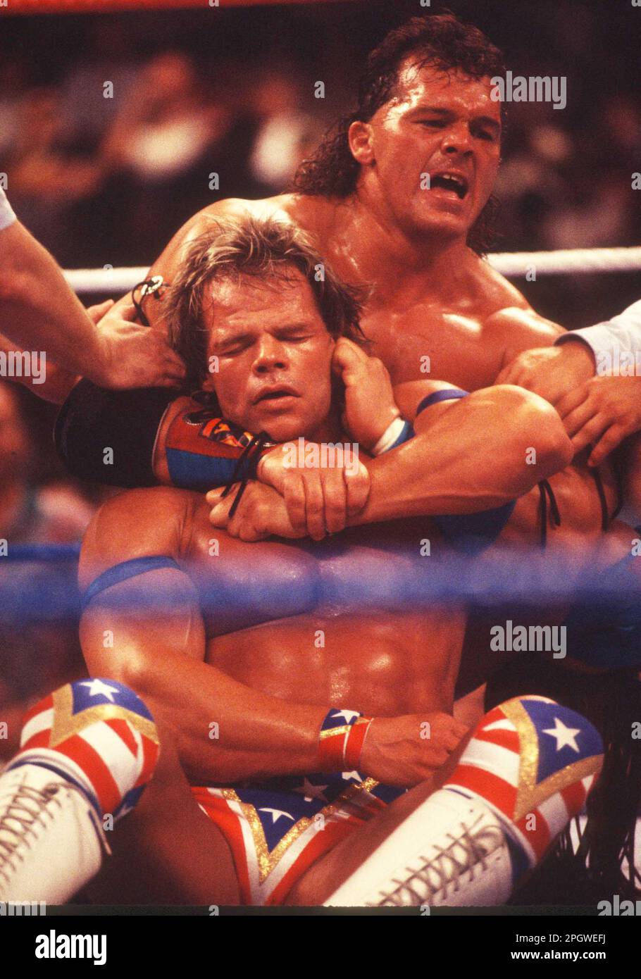 199]3 Lex Luger, Tatanka Photo by John Barrett/PHOTOlink Stock Photo ...