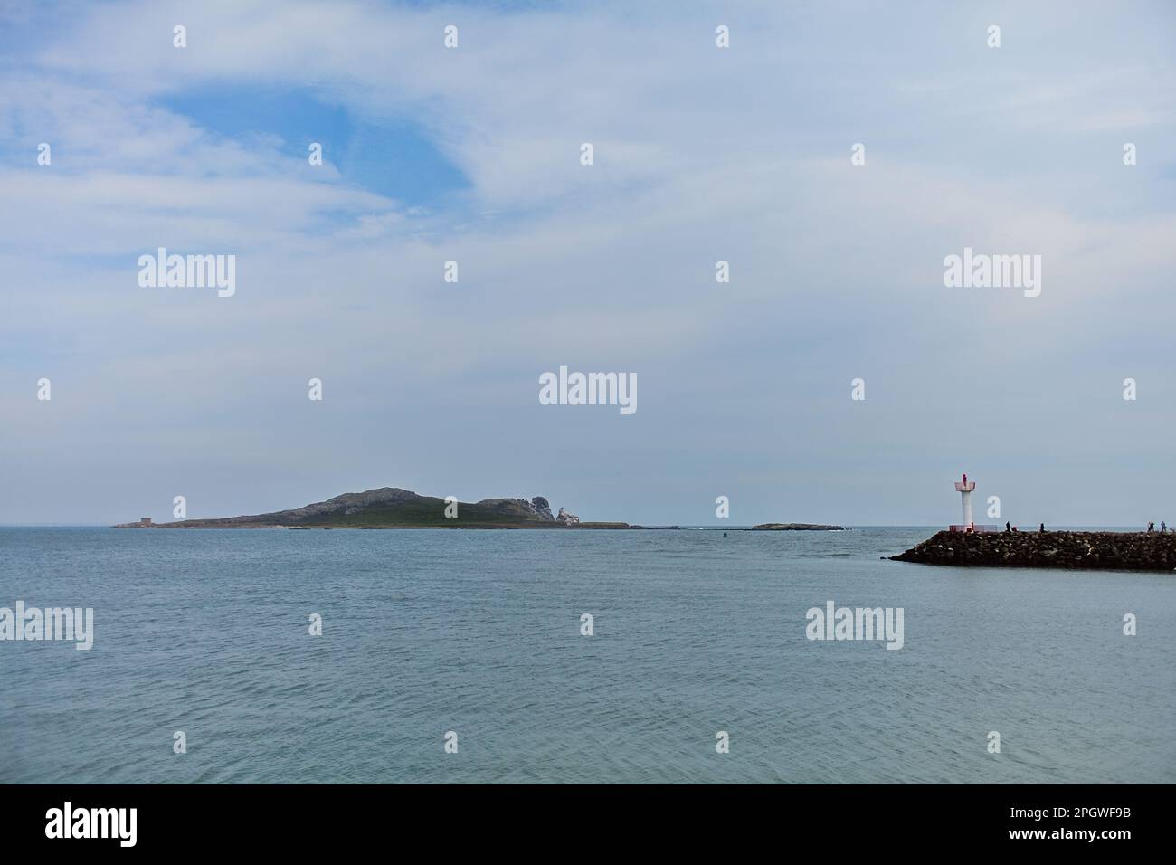Howth lighthouse and pier, Dublin, Ireland Stock Photo - Alamy