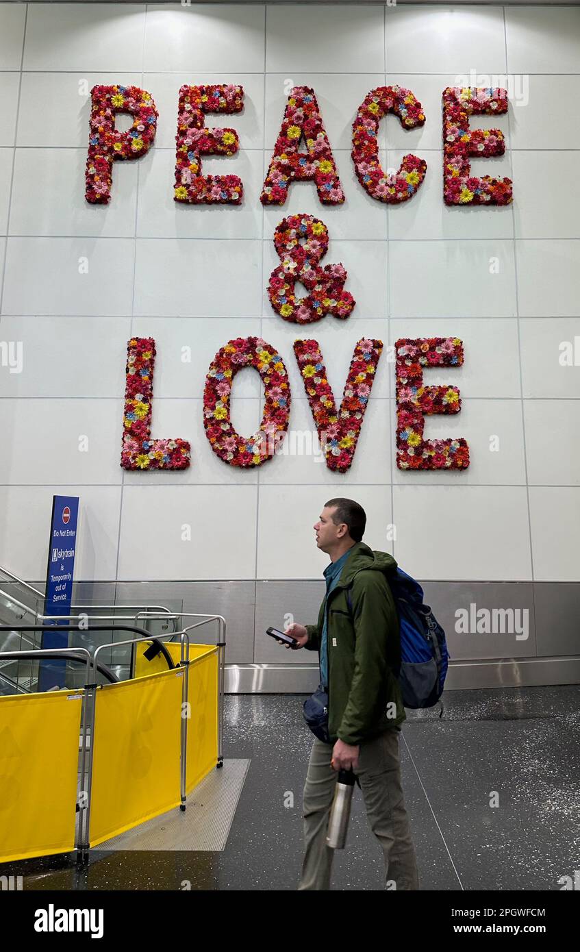 Peace and love miami airport hi-res stock photography and images - Alamy