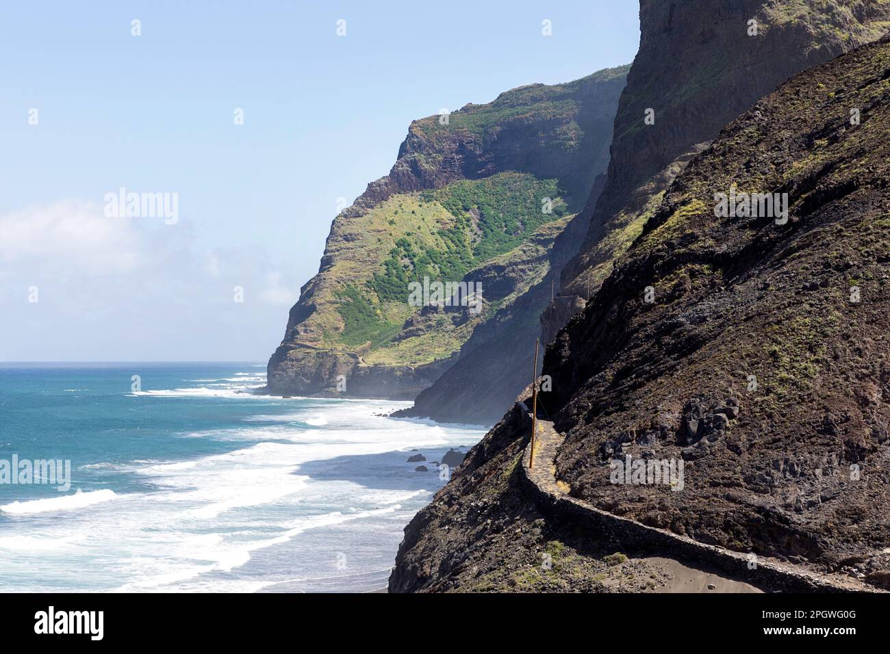 Spectacular coastal hiking trail from Cruzinha to Ponta do Sol, with ...